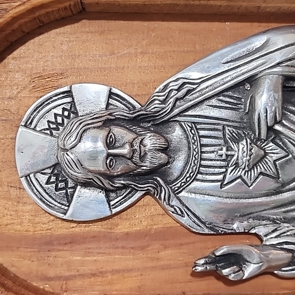 Wall Decor | Jesus Christ Antique Frame Sacred Heart Of Jesus Christ ...